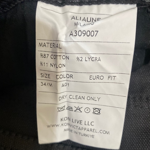 Milano | Jeans | Mens Black Jeans By Aliaune Milano | Poshmark
